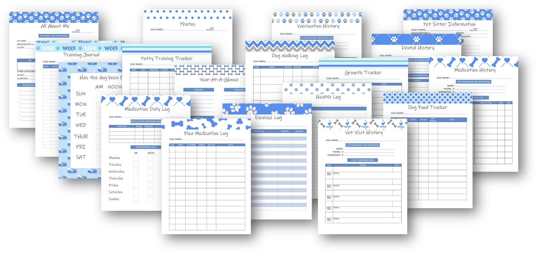 Dog Binder Printables - Printable Pro